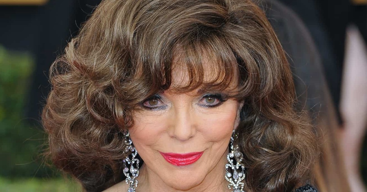 "El quinto esposo de la estrella": ¡Joan Collins, de 90 años, apareció ...